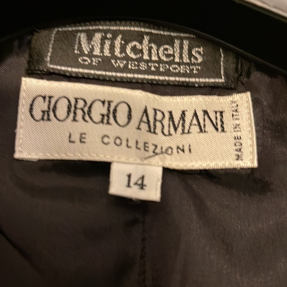 Giorgio Armani Mitchell's Of Westport Black Sports Co… - Gem